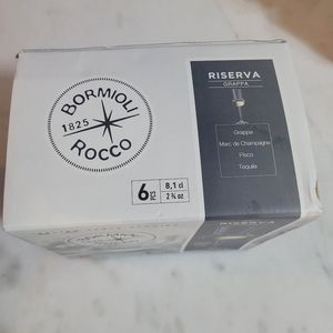 Bormioli | Dining | Bormioli Rocco Set Of 6 Glass Riserva Grappa ...